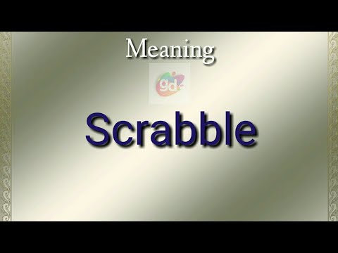 Scrabble Meaning with Pronunciation//Googul Dictionary//