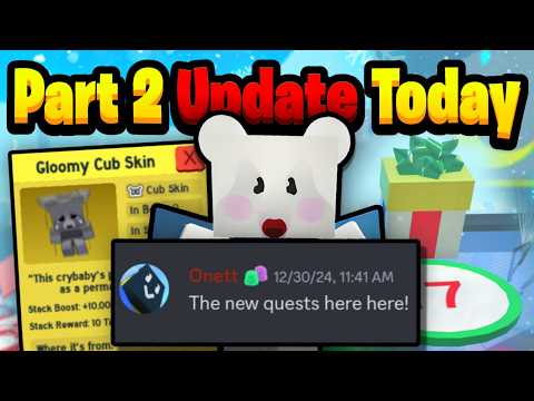 THE UPDATE IS *HERE* | New Bee Bear QUESTS (and cub skin)