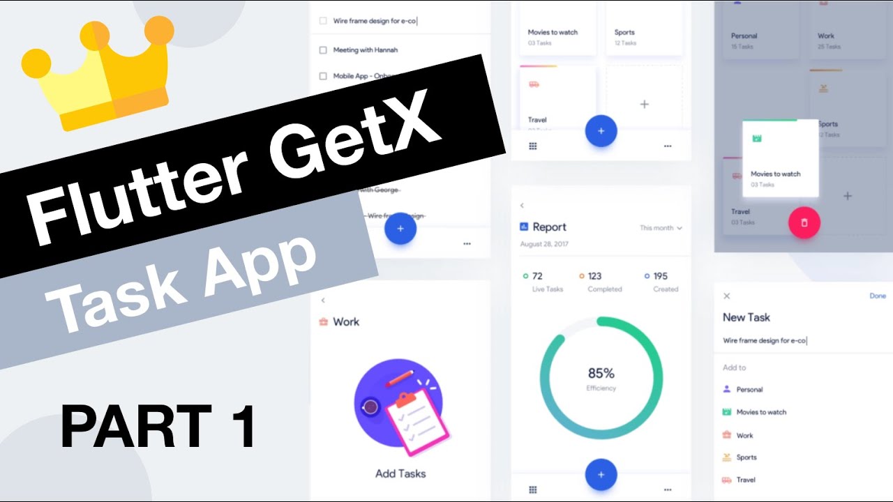 Flutter GetX Task Todo App Tutorial | App from Scratch Part 1