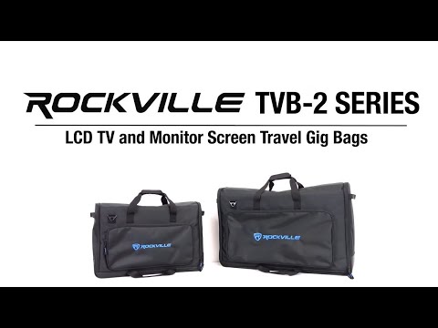 All About Your Rockville TVB Padded LCD TV Screen Gig Bag For 1 or 2 Monitors (TVB1924-2, TVB2732-2)