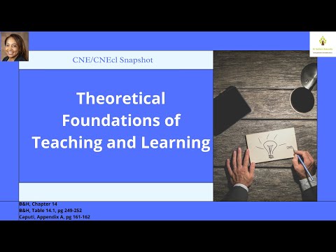 Snapshot 35: Theoretical Foundations of Teaching and Learning