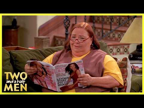 Charlie Discovers What Alan Did for Berta | Two and a Half Men