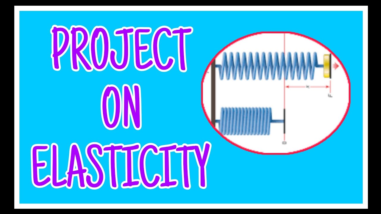 PROJECT ON ELASTICITY | CBSE PHYSICS PROJECT| ISC PHYSICS PROJECT | CLASS 11 PROJECT ON ELASTICITY