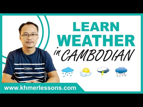 Learn Weather in Cambodian - Vocabulary and Phrases