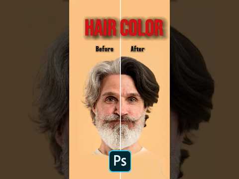 How to Change Hair Color in Photoshop | Easy & Realistic Tutorial #photoshop #photoshoptutorial