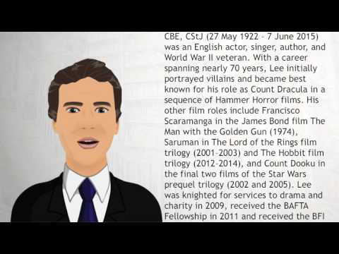 Christopher Lee - Wiki Videos