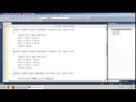 Learn Overloading Comparison Operator In C Net Tamil - Mind Luster