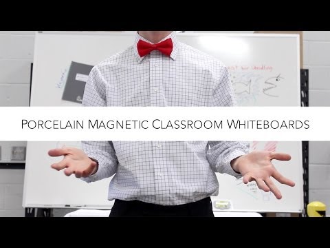 Quartet Porcelain Magnetic Classroom Whiteboard
