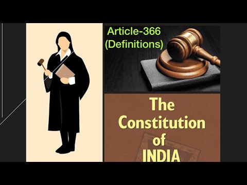 Article-366 of Indian constitution