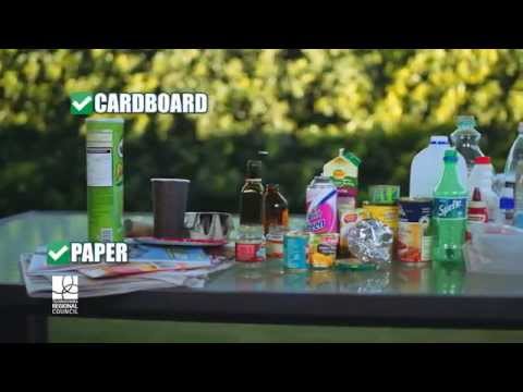 What can be recycled in your recycling bins
