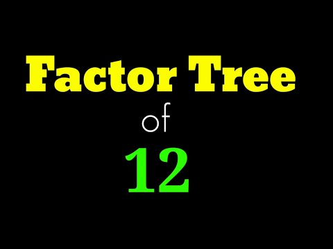 Factor Tree Of 12