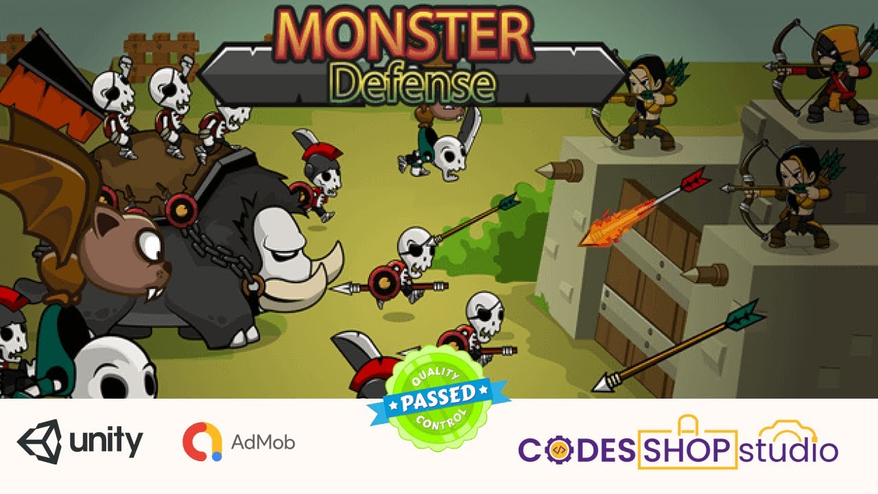 Monster Defense | Monster |  Unity Source Code