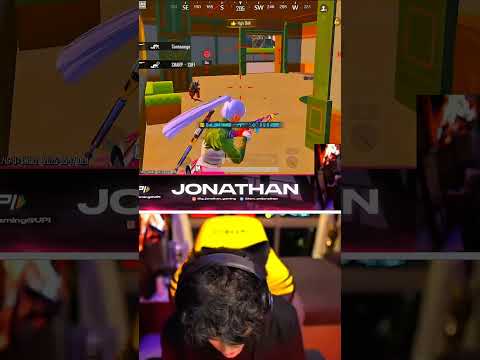 JONATHAN GAMING QUICK 1V3 CLUTCH ☠️ #shorts #jonathangaming