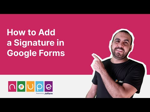 How to add an electronic signature in Google Forms | The Jotform Blog