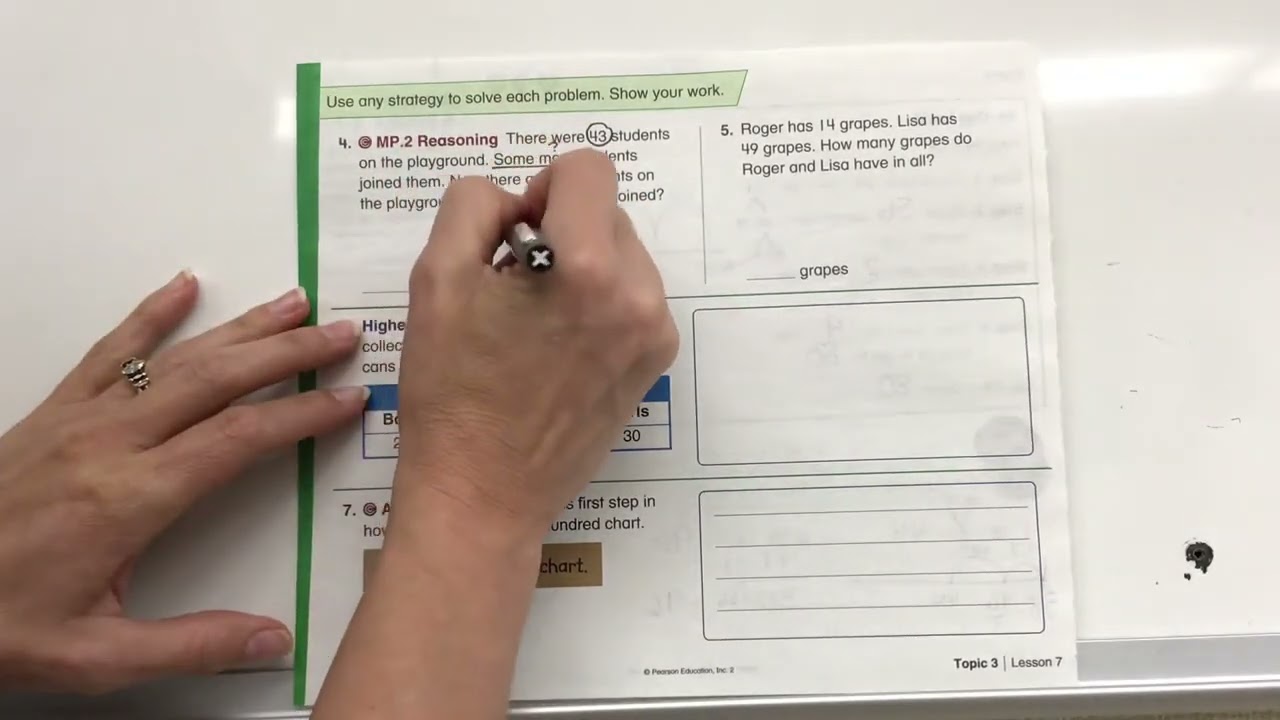 2nd grade math homework 3 7