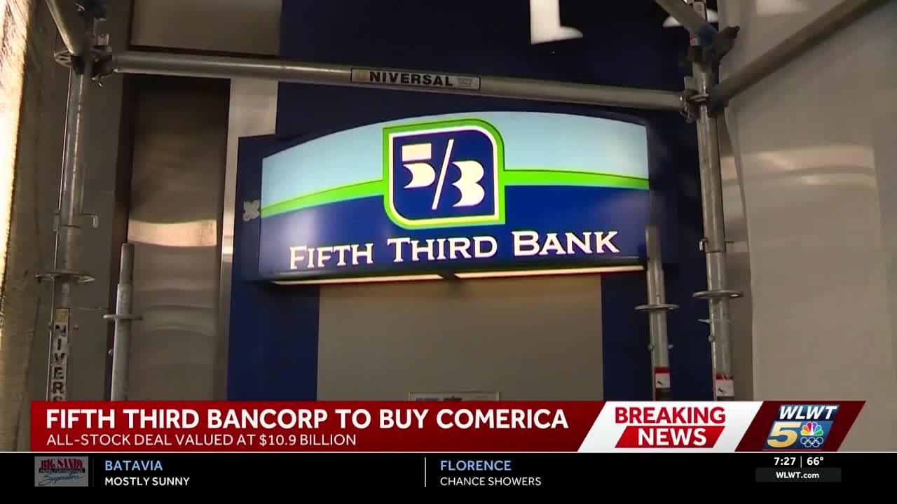 Fifth Third Bancorp is buying Comerica for $10.9 billion in tie-up of regional banks