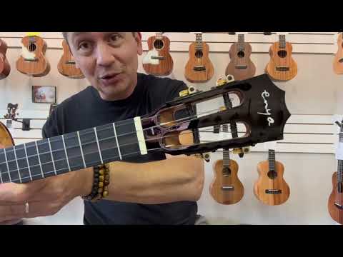Enya EUT-K5 Solid Acacia Tenor Ukulele Demo/Review at Aloha City Ukes