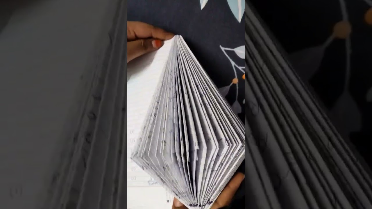 creative book folding craft work