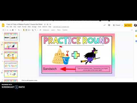 INstructions for rebus puzzles