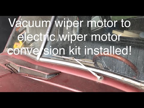 1950 Chevy vacuum windshield wiper to electric conversion kit