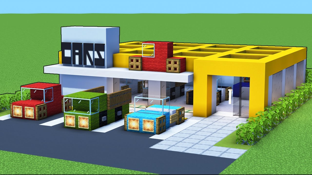 How To Build A Car Dealership - Minecraft Builders