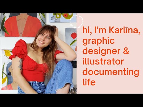 channel trailer ~ freelance graphic designer and illustrator sharing studio vlogs & art