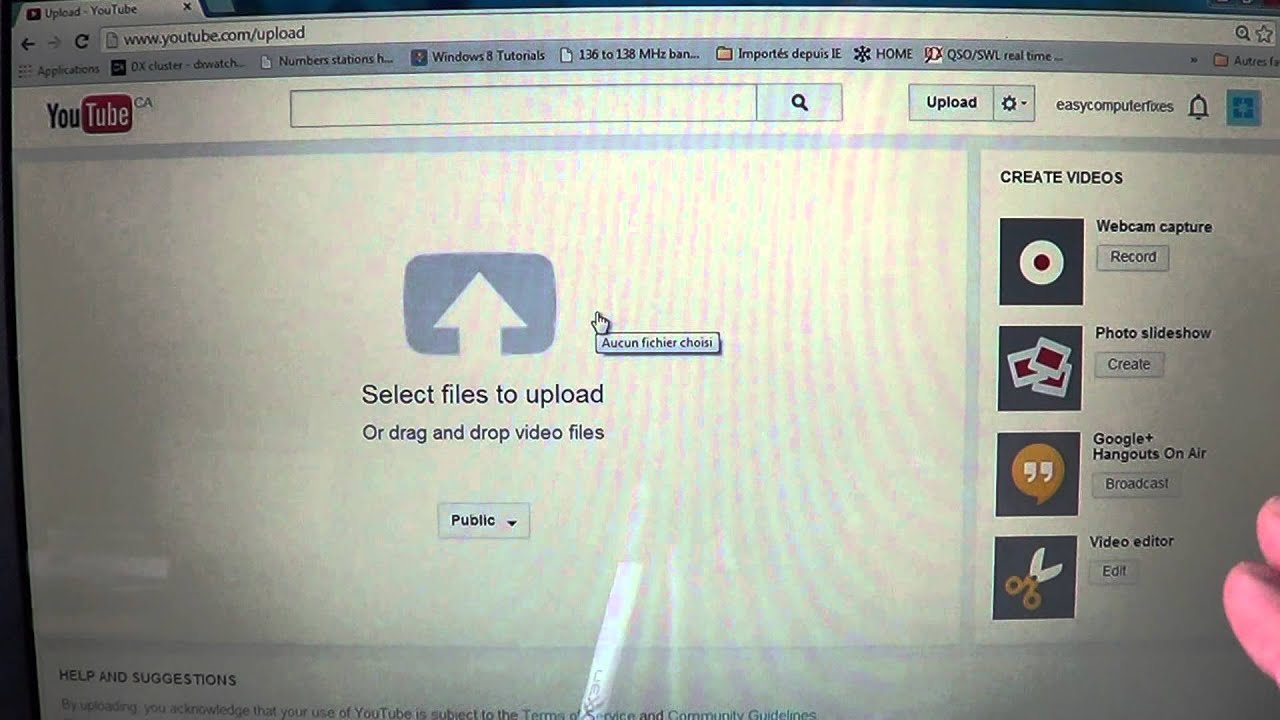 Fixit Youtube upload problems