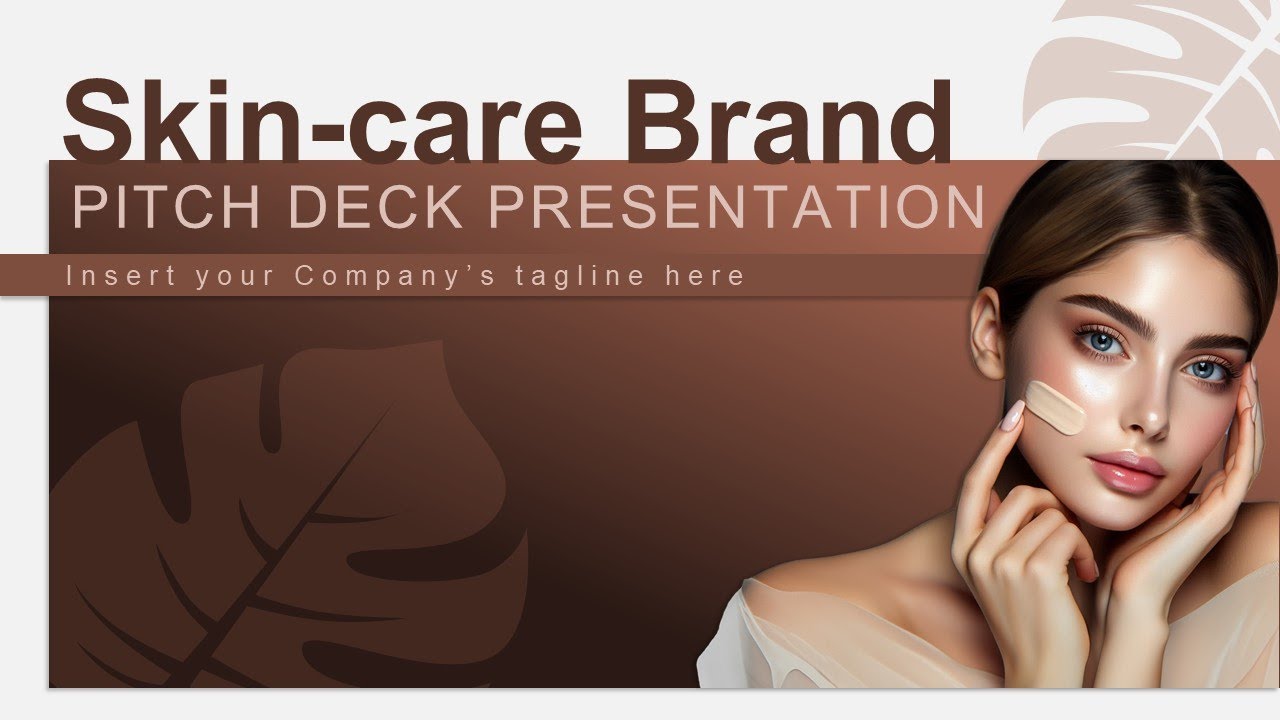 Skin Care Brand Pitch Deck Animated PPT Slides