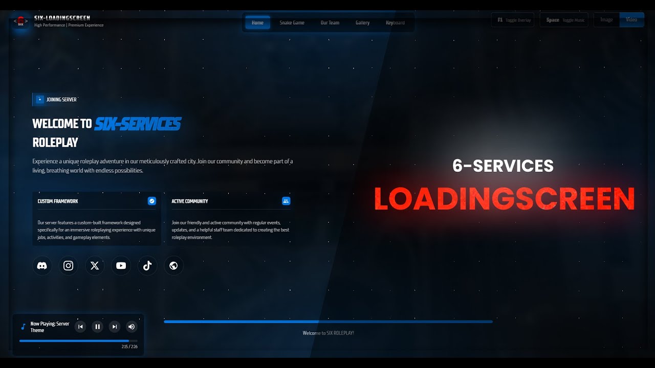 Advanced Loadingscreen | six-loadingscreen - FiveM Releases - Cfx.re ...