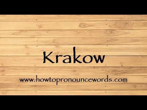 How To Pronounce Krakow ? How To say Krakow New Video
