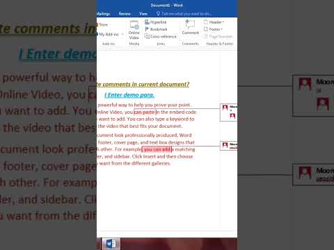 Delete Comments From MS Word