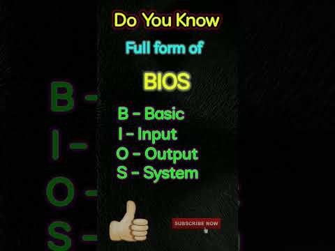 #bios 🔥 #biosfullform 🔥 What is the full form of BIOS 🔥 #computerconnection 🔥 #shorts 🔥 #viralshorts