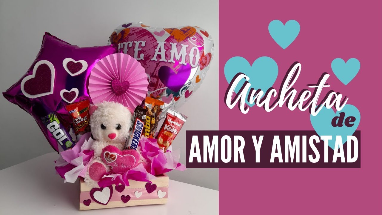 DIY - Easy Gift Basket for Love and Friendship | Valentine's Day Gift with Plush Toy