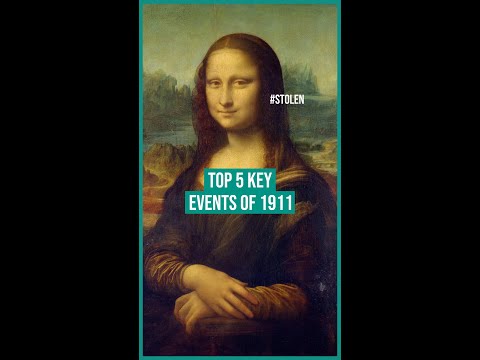 Top 5 Key Events of 1911 #monalisastolen #shorts #history #timeline #yearinreview #monalisa #1911