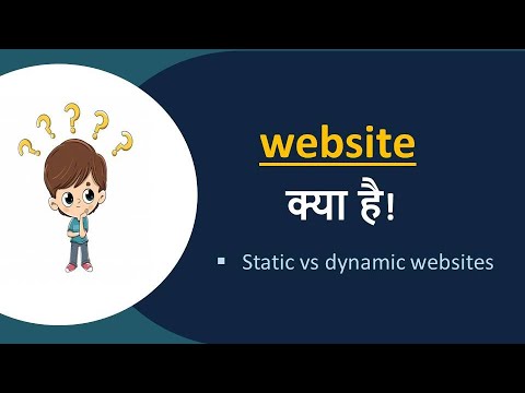 What is website in Hindi | Static vs Dynamic Website Explained in Hindi|Types of Websites #2