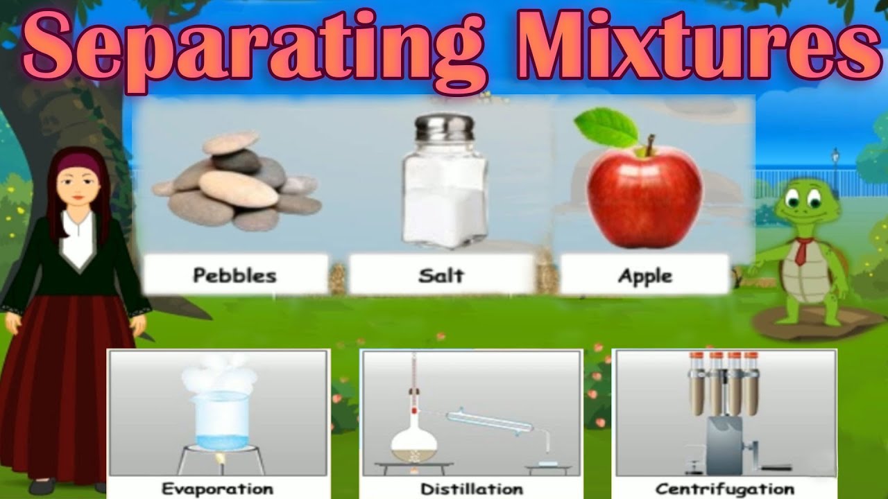 Separating Mixtures, Different Methods: Distillation, Evaporation & Centrifugation; Lesson for Kids