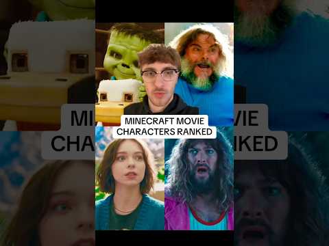 RANKING MINECRAFT MOVIE CHARACTERS WORST TO BEST‼️🔥