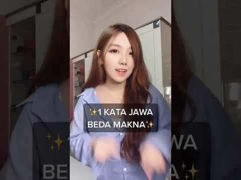 1 kata dalam bahasa JAWA yang beda arti dan makna