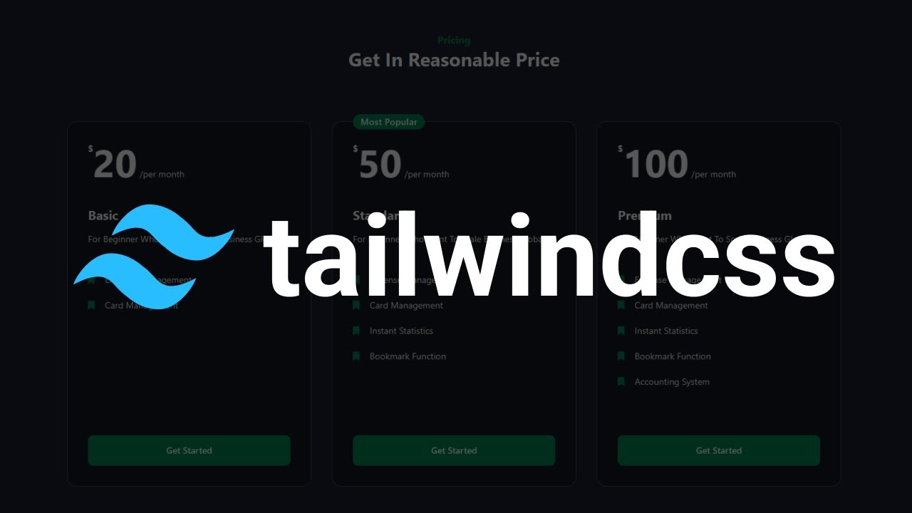 TailwindCSS: Building a Pricing Card With Tailwind CSS