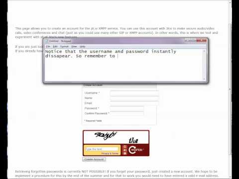 Installing Jitsi and creating a XMPP account (for dummies)