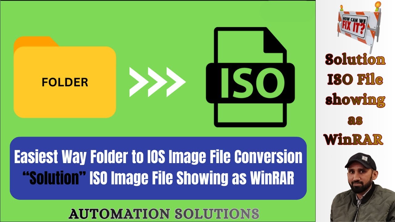 Easiest Way Folder to IOS Image File Conversion. “Solution” ISO Image File Showing as WinRAR_2026