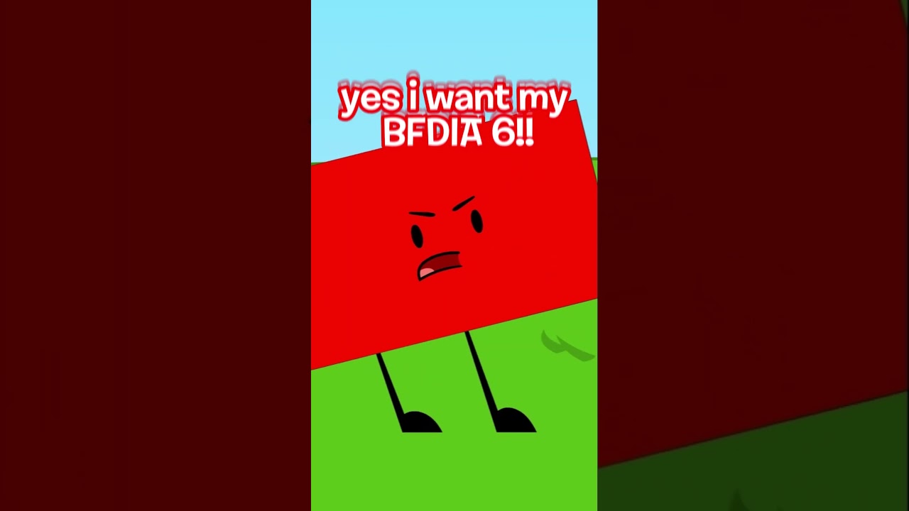 Finally he got his BFDIA 6! #bfdi #objectshows #shorts