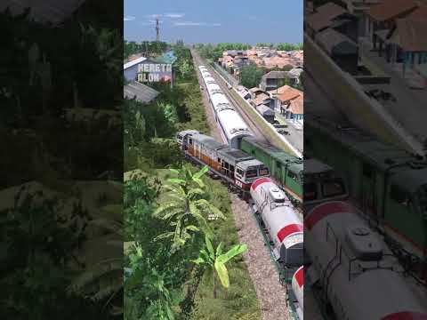 Kereta Api Ular India Menghindari Tabrakan #keretaapi #train #railway #indianrailways #india