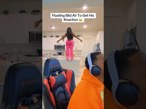 Floating Mid Air To Get His Attention πππ #prank #pranks #couplespranks #couplecomedy #reels