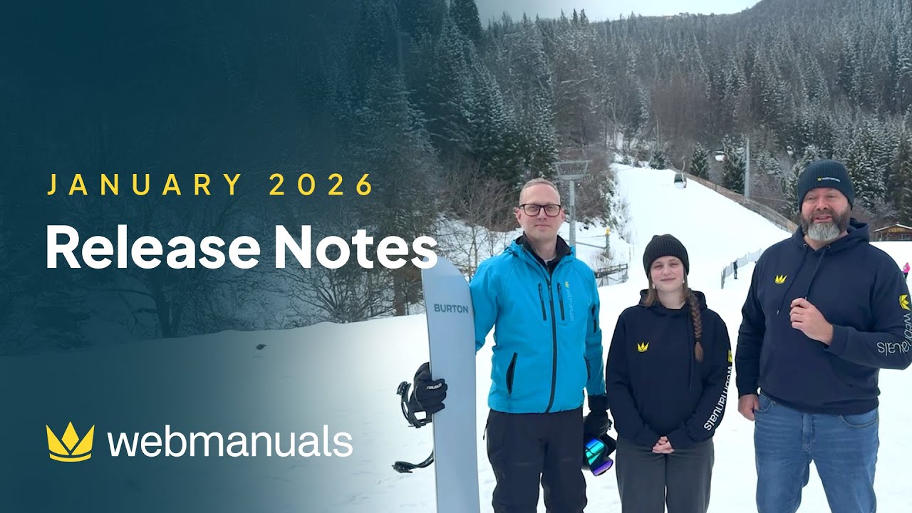 Release Notes - January 2026 | Web Manuals - Document Management System