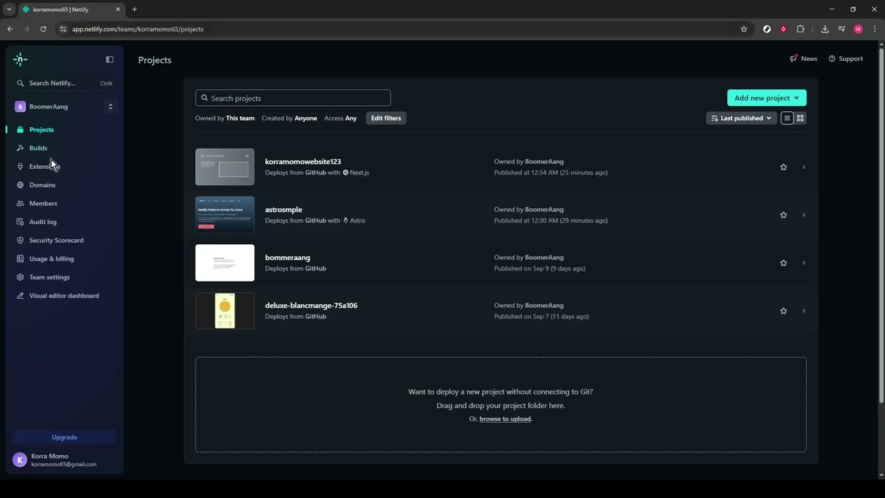 How to edit netlify website name