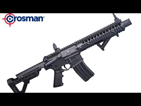 Crosman DPMS M4 SBR Semi-Auto CO2 Air Rifle By Airsoft Gun ...