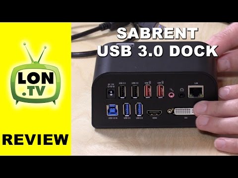 Sabrent USB 3.0 Universal Docking Station Review - USB / Ethernet / HDMI / DVI