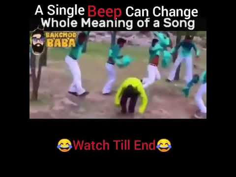 A single beep can change the whole meaning of song!!!!!