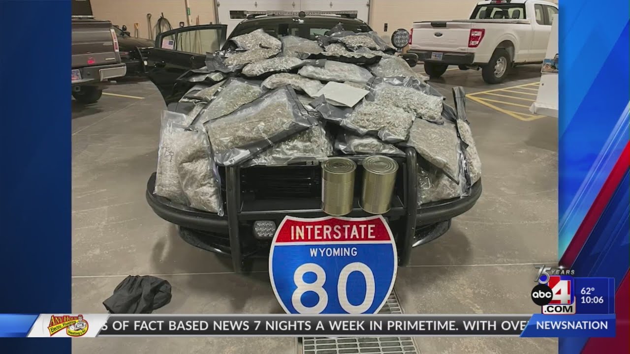 Stolen car chase at speeds of over 160 mph ends with nearly 70 pounds of marijuana seized
